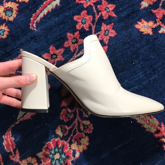 Daisy Street | Shoes | White Platform Mules By Daisy Street Uk 6 Us 8 ...